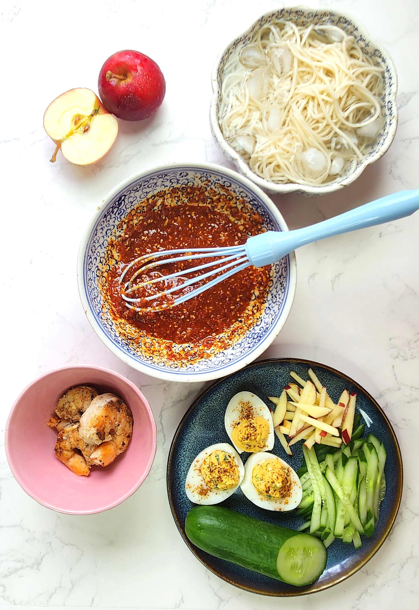 Authentic Bibimmyeon Recipe : Delicious Korean Cold Noodles - Love from ...